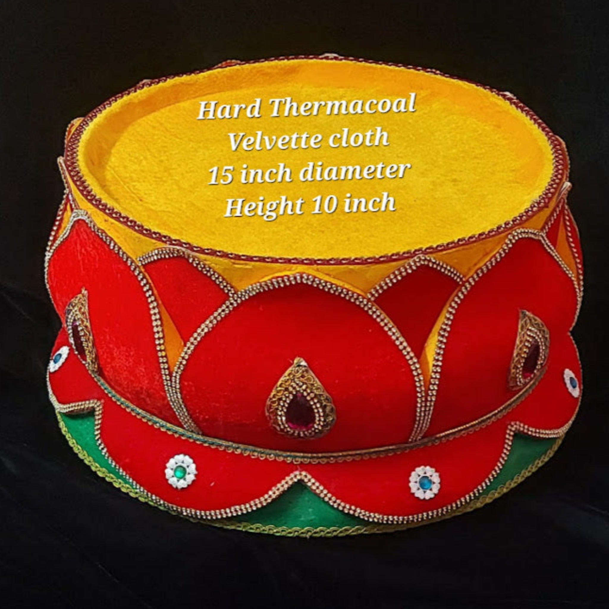 Pre Book with UFlaunt Lotus Sinhasan for Lakshmi Devi Hard Thermocol ...