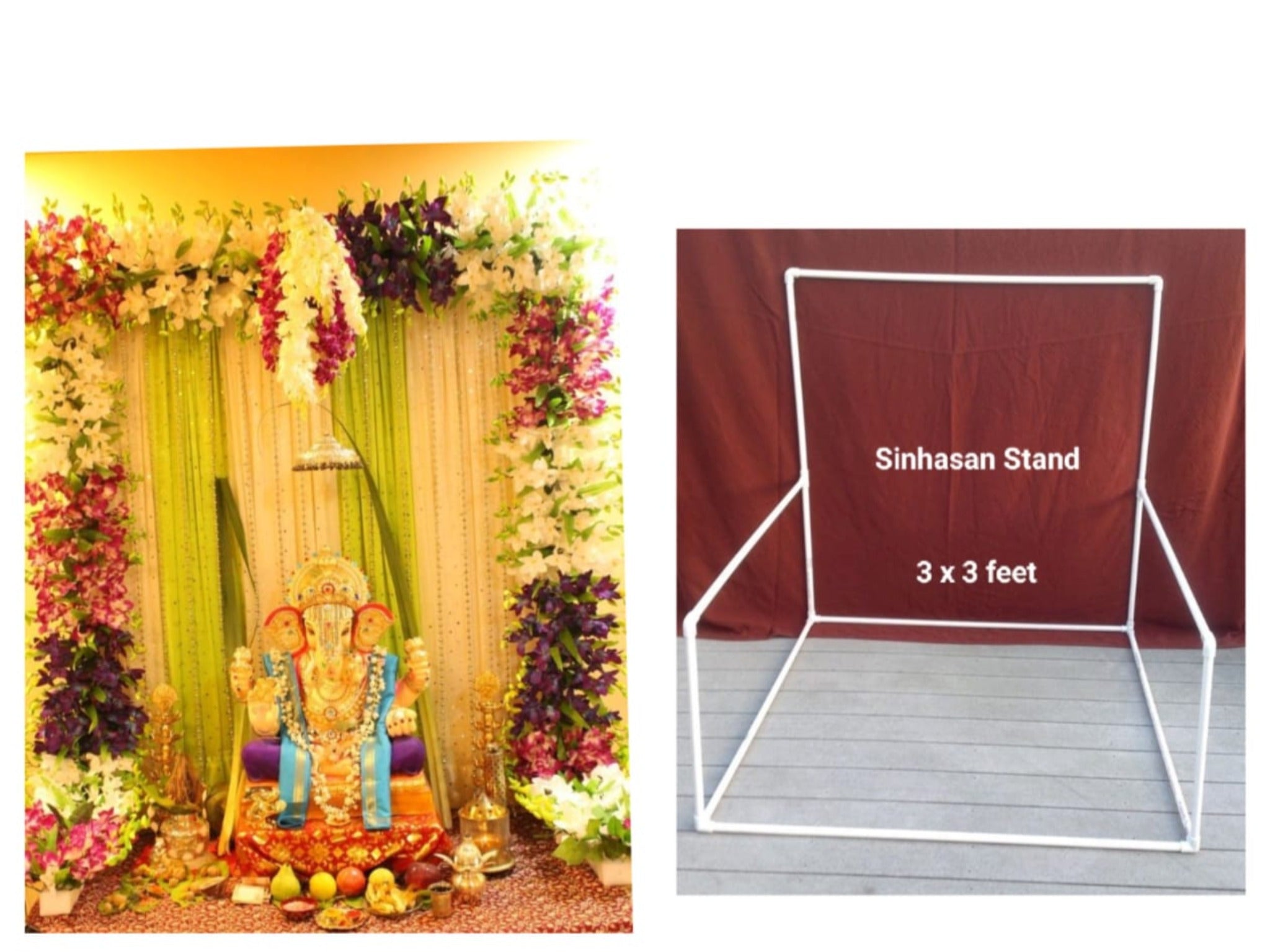DIY Plastic Sinhaasan Stand: Essential for Ganapati & Varalakshmi Pooja ...